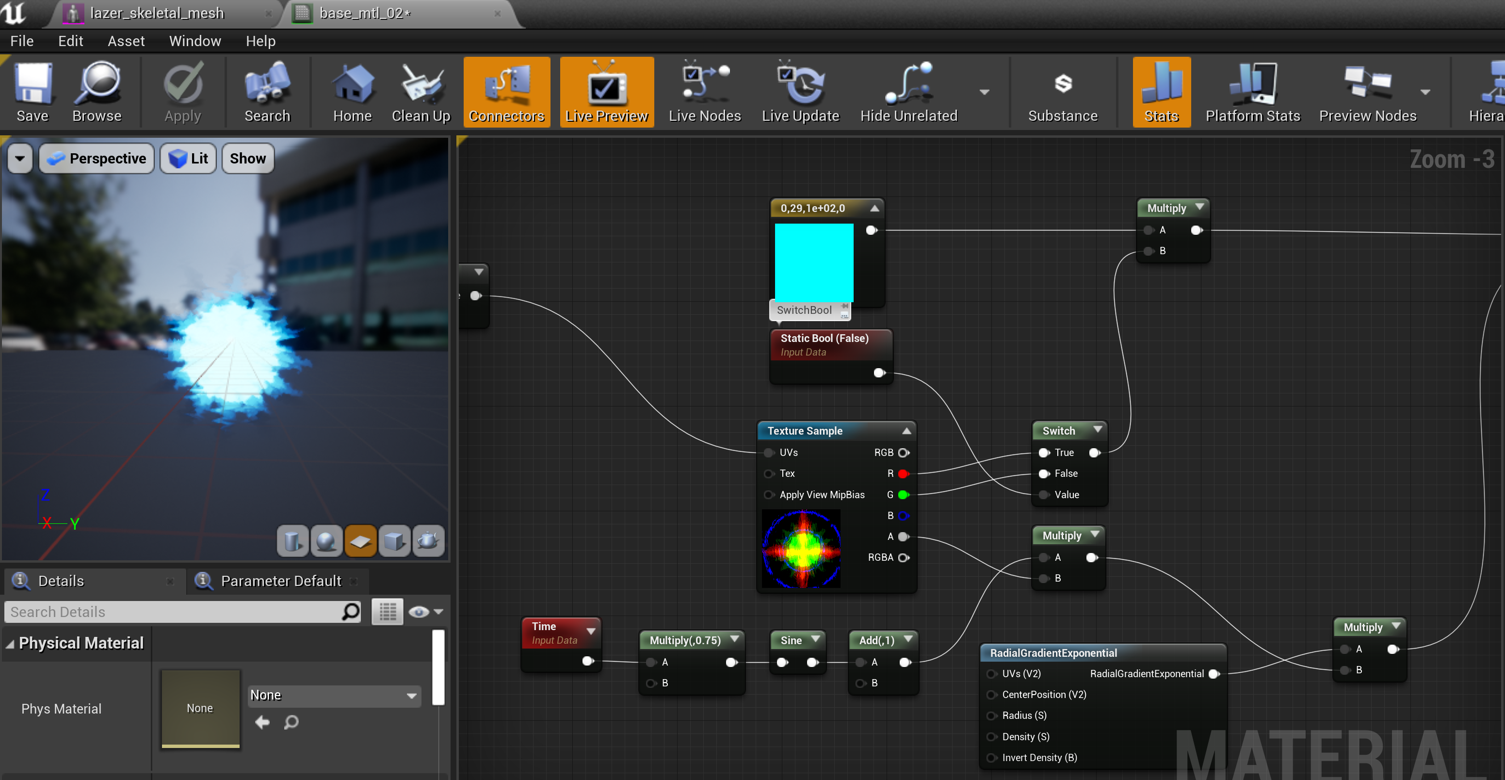 Unreal Engine 4 —— GAS系统学习 （二十六） 制作Lazer技能的材质（后续）_unity gas-CSDN博客