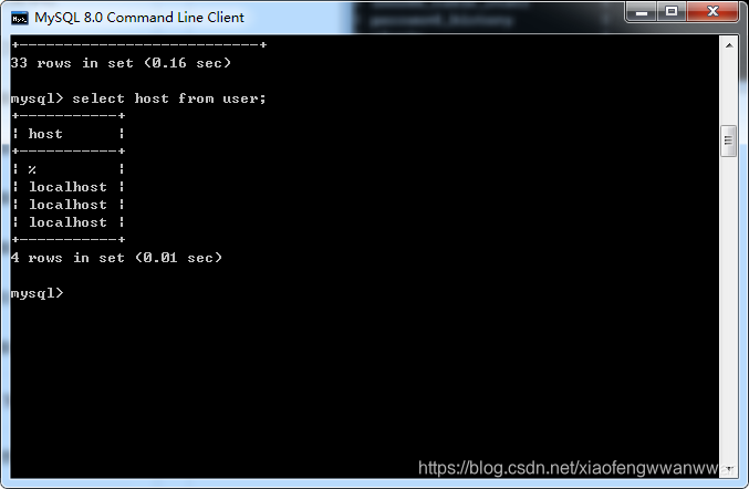 Mysql报错java Sql Sqlexception Null Message From Server “host ‘‘ Is Not