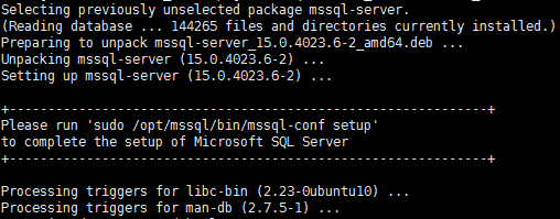 ubuntu上安装sqlserver2019_failed to start microsoft sql server database engi-CSDN博客