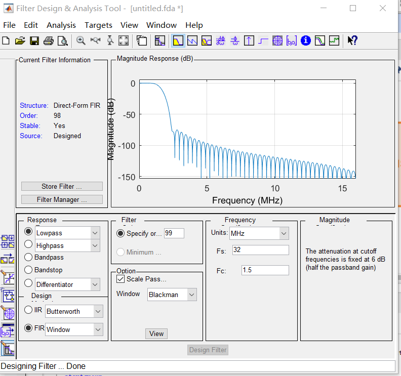 MATLAB-Vivado FIR IP核低通滤波_vivado fir 怎样设置低通滤波效果最好-CSDN博客