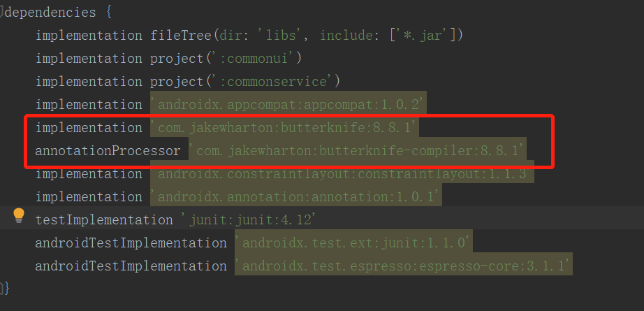 The given artifact contains a string literal with a package reference ‘android.support.v4 ...