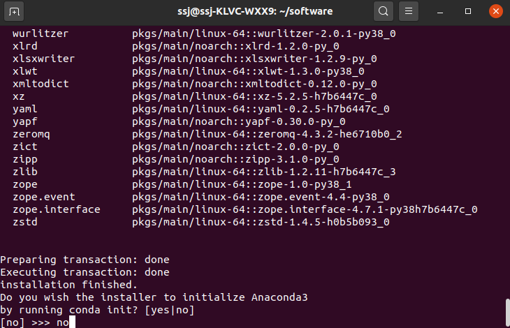 Ubuntu 20.04安装Anaconda3及简单使用_ubuntu anaconda3使用-CSDN博客