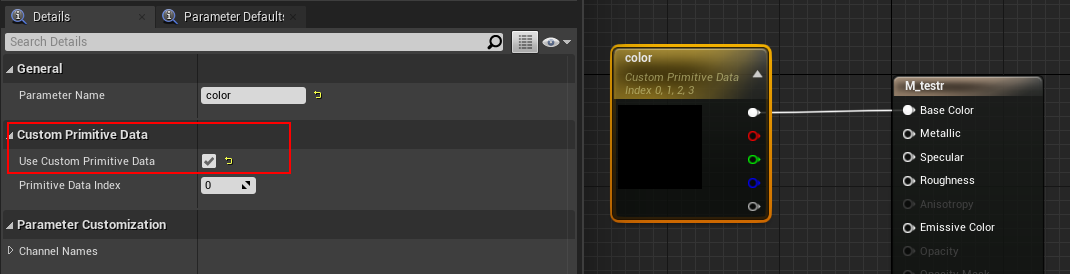 优化UE4性能 、减少DrawCall——材质中使用自定义基元数据_unreal material custom primitive data-CSDN博客