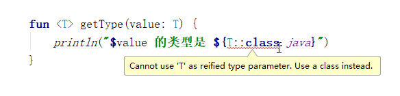 使用Kotlin推断泛型的具体类型，以及 reified 关键字的使用_cannot use 't' as reified type parameter. use a cl-CSDN博客