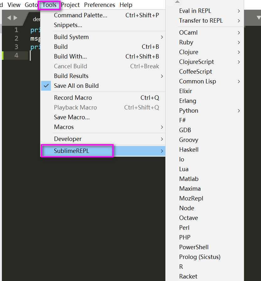 Sublime Text3安装SublimeREPL详细过程-CSDN博客