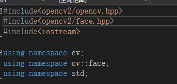 OpenCV人脸识别：没有face.hpp文件和namespace cv 没有成员 face_opencv c++ 找不到face.hpp-CSDN博客