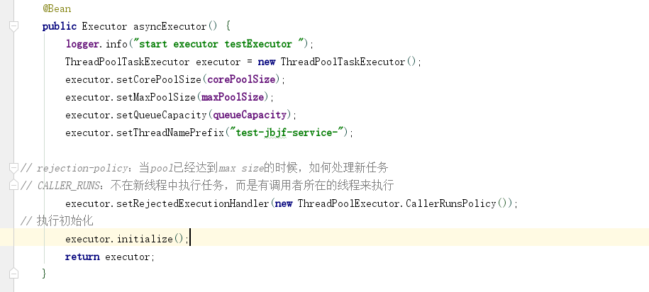 java线程池的拒绝策略，ThreadPoolTaskExecutor和ThreadPoolExecutor的区别。_threadpooltaskexecutor ...