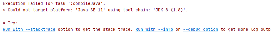Could not target platform: ‘Java SE 11‘ using tool chain_could not target platform: 'java se 16 ...