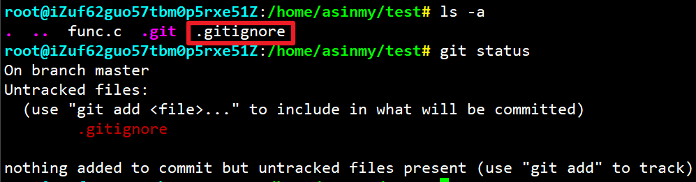 Git(Linux环境)：忽略文件(.gitignore)_linux端git ignore-CSDN博客