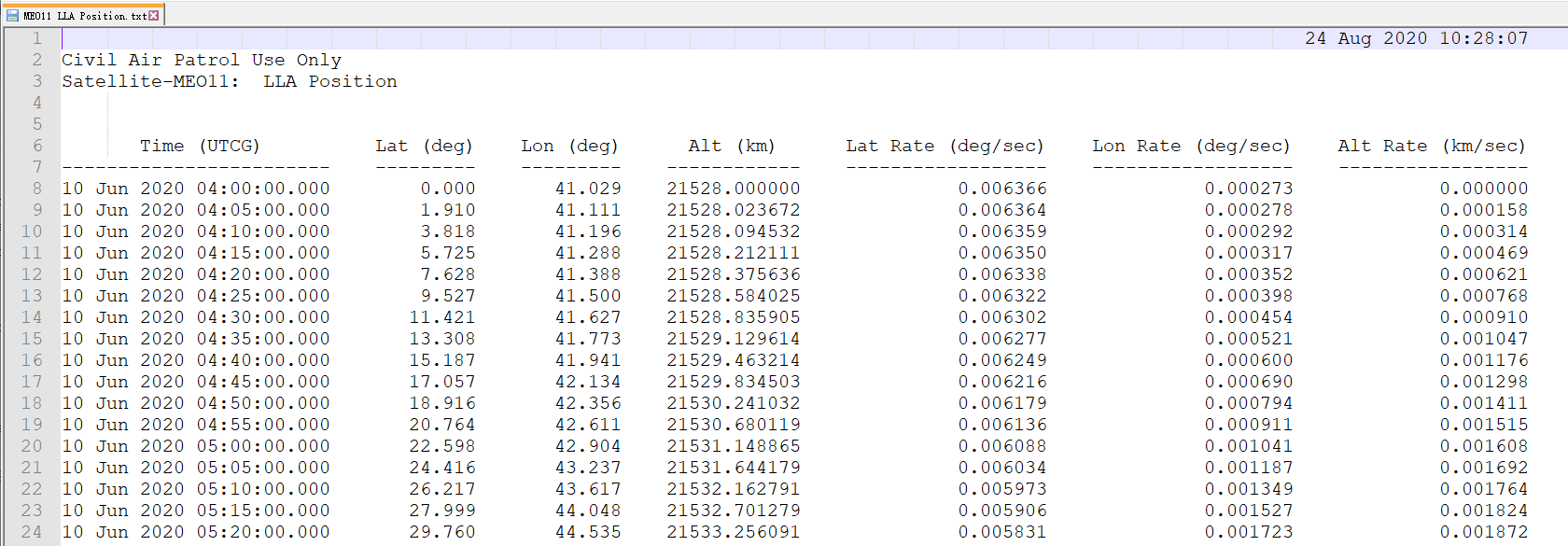 [ STK ]（七）使用 Matlab，获取卫星相关数据（经纬度，海拔高度，速度）_matlab输出stk信号强度-CSDN博客
