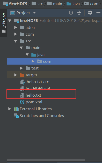 IDEA连接HDFS_idea连接hdfs出现range [0, 3) out of bounds for length -CSDN博客