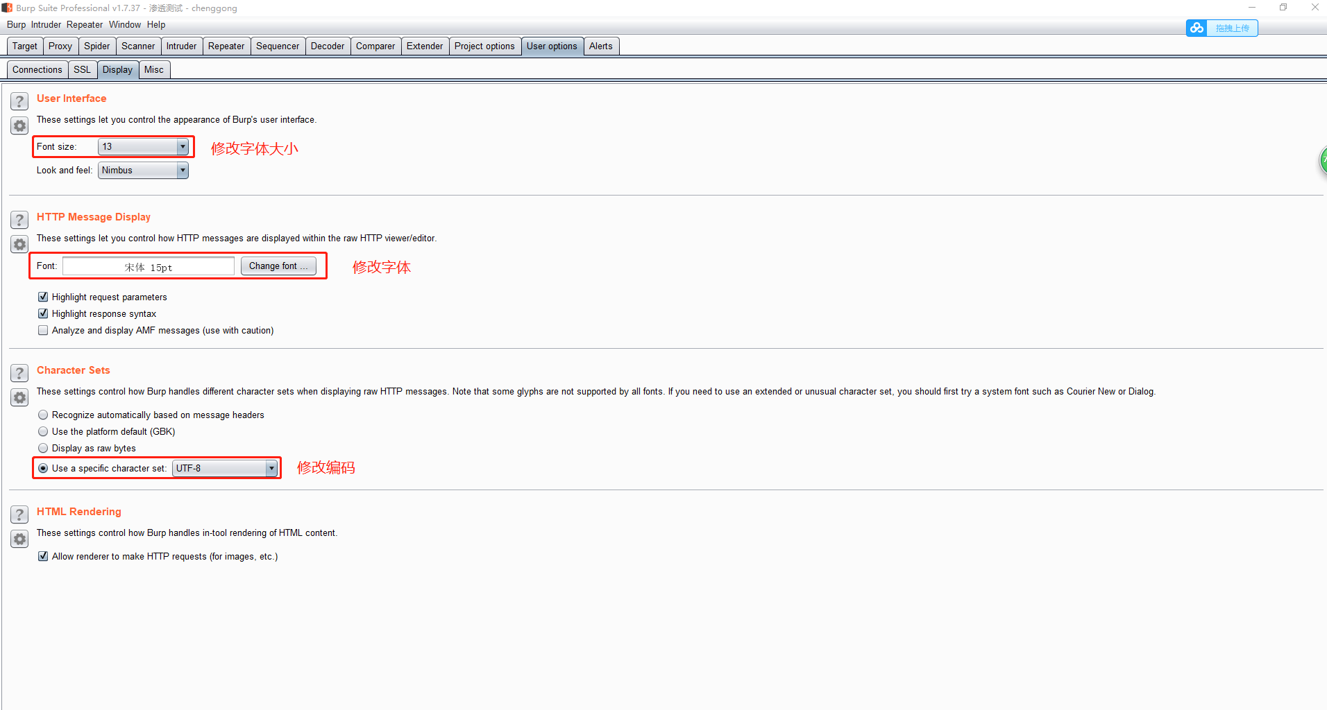 BurpSuite使用教程--常用配置_burpsuite恢复默认值-CSDN博客