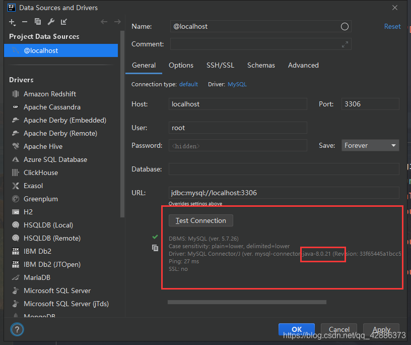 Idea连接mysql数据库设置时区idea设置servertimezone Csdn博客