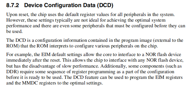 I.MX 启动方式 - DCD数据详解_dcd表存在哪儿-CSDN博客