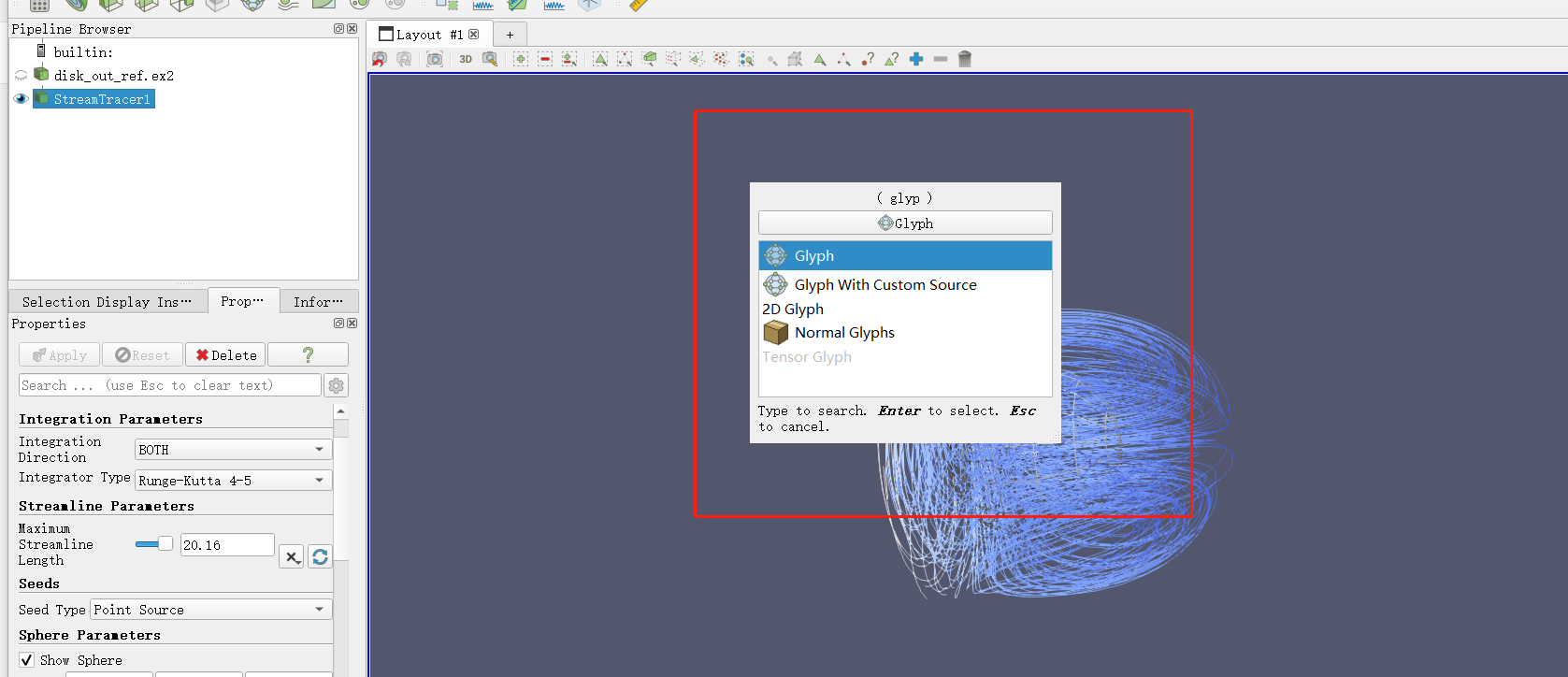 Paraview Tutorial (四) streamlines & vector visualization_paraview streamline filter点不了-CSDN博客