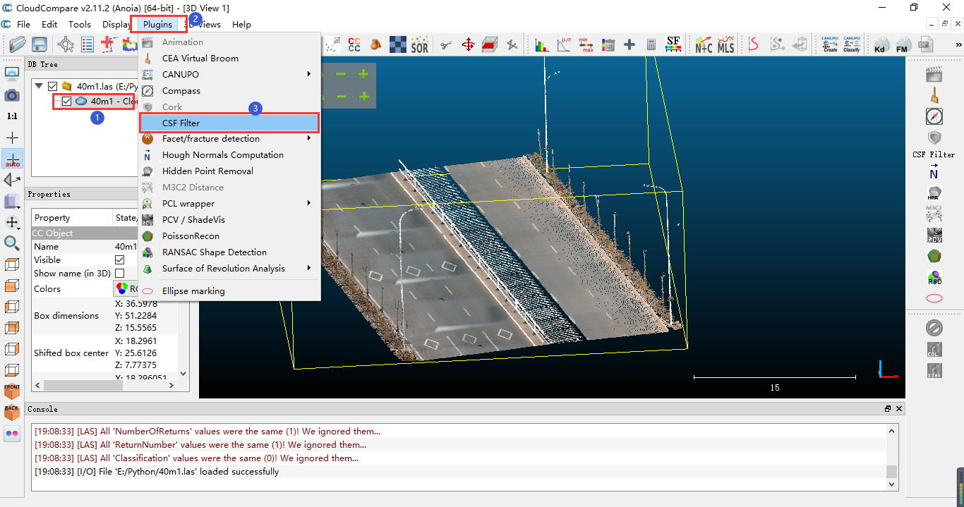 Cloudcompare Software Csf Fabric Simulation Algorithm Programmer Sought