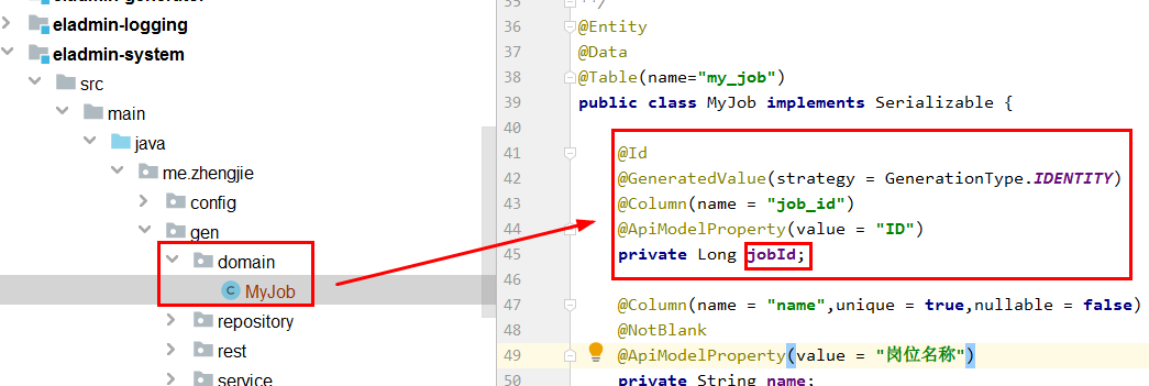 开源框架EL-ADMIN开发自己的 web应用（3）-代码生器生成的CRUD界面中的一个坑处理_eladmin crudoperation-CSDN博客