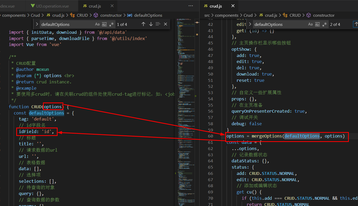 开源框架EL-ADMIN开发自己的 web应用（3）-代码生器生成的CRUD界面中的一个坑处理_eladmin crudoperation-CSDN博客