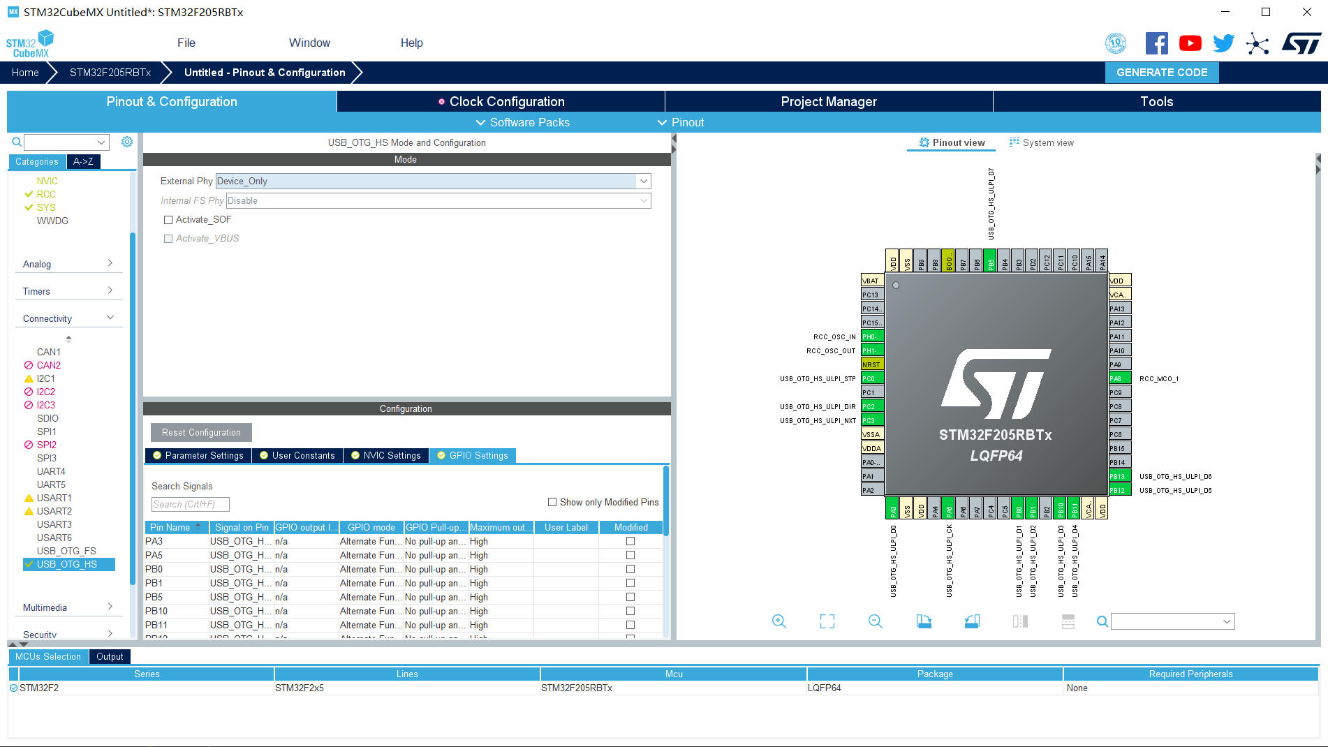STM32F205RBT6的USB_BULK数据传输，并使用libusb_win32编写上位机进行数据读写,配有pcb文件_stm32f072 ...