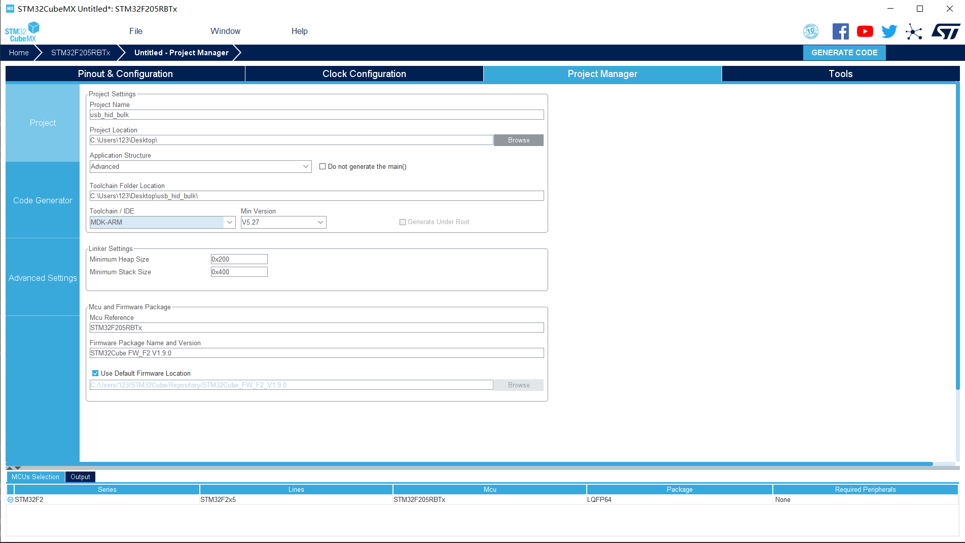 STM32F205RBT6的USB_BULK数据传输，并使用libusb_win32编写上位机进行数据读写,配有pcb文件_stm32f072 usb bulk-CSDN博客