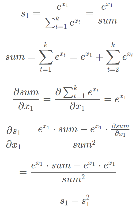 softmax及其求导过程_softmax导数-CSDN博客