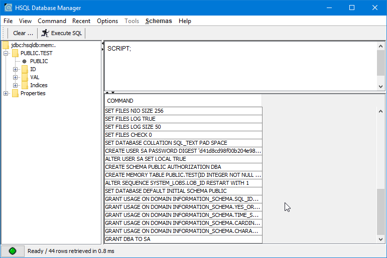 HSQLDB：一款基于 Java 的嵌入式关系型数据库-CSDN博客