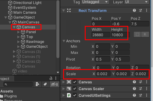 Unity 工具 之 CurvedUI （曲面UI）一些基本操作和CUSTOM_RAY 射线交互时注意事项整理_curved ui-CSDN博客