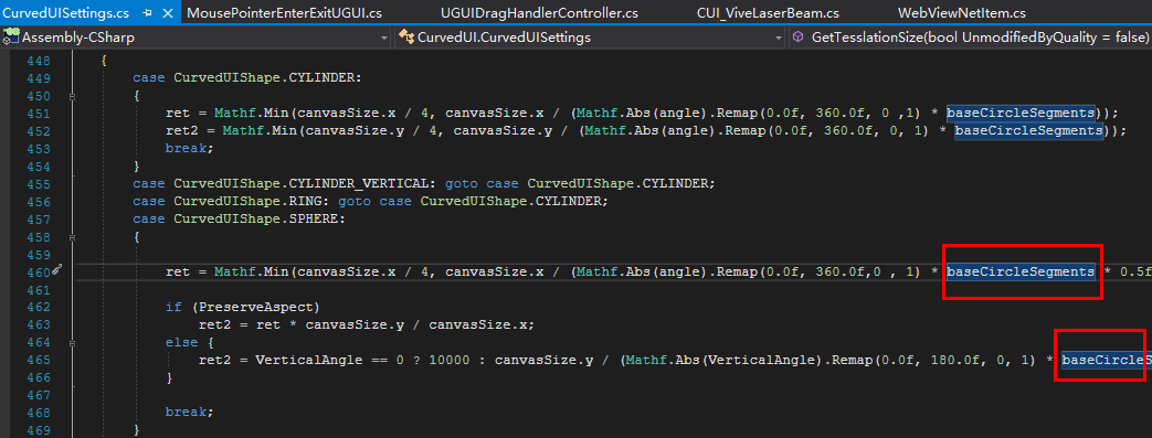 Unity 工具 之 CurvedUI （曲面UI）一些基本操作和CUSTOM_RAY 射线交互时注意事项整理_curved ui-CSDN博客