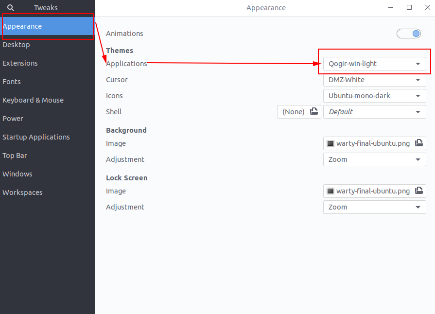 Ubuntu18.04美化桌面(主题、图标)_tweaks安装图标-CSDN博客