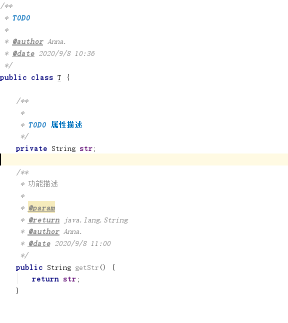 IDEA如何设置类头注释、方法注释以及属性注释_idea设置方法注释param参数使用默认的methodparameters()来获取方法参数值,其-CSDN博客