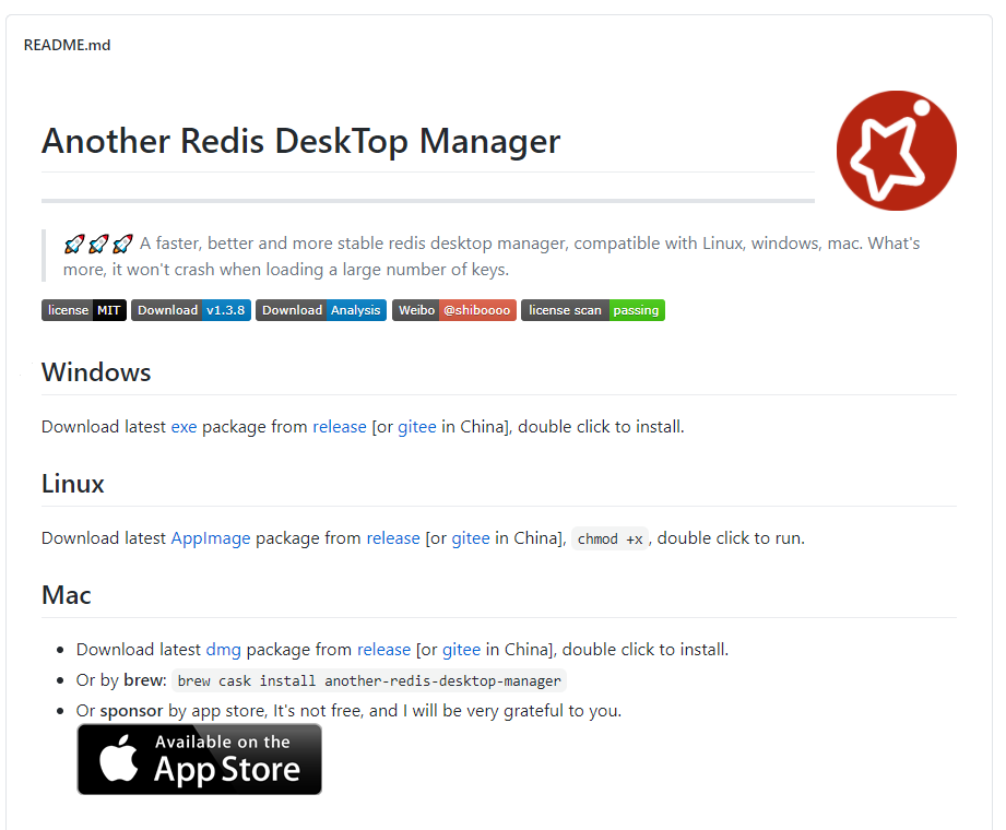 Another Redis Desktop Manager 下载及安装_anther rdm-CSDN博客