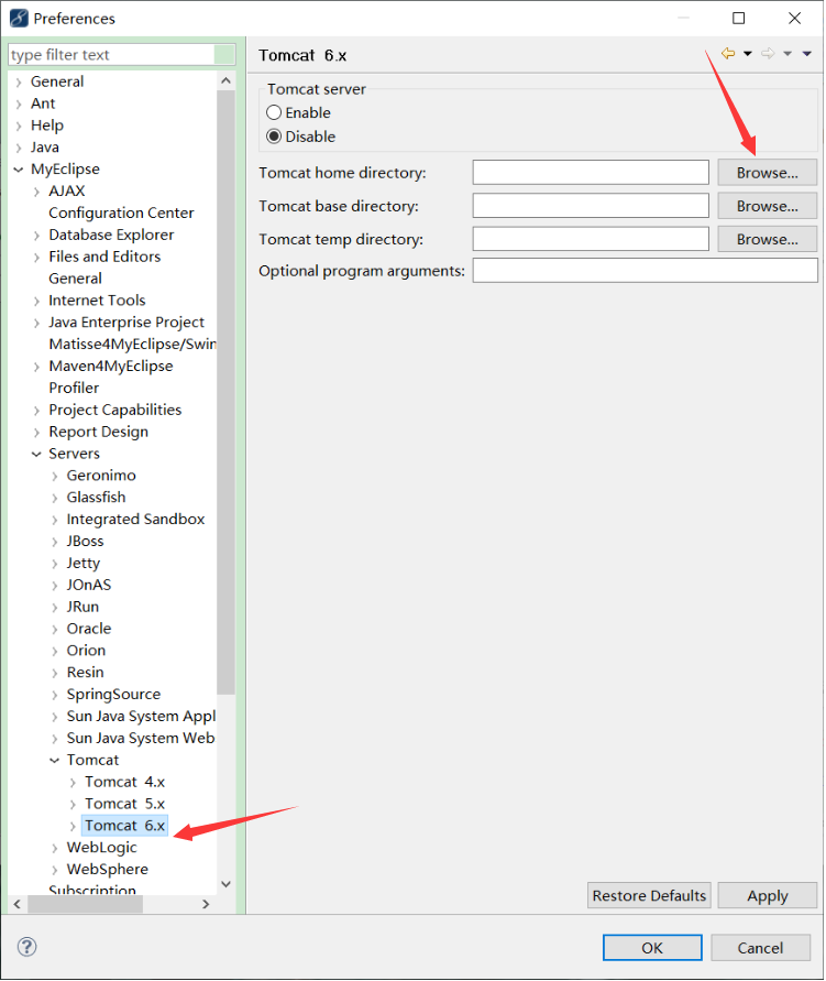 MyEclipse8.5配置Tomcat服务器-CSDN博客