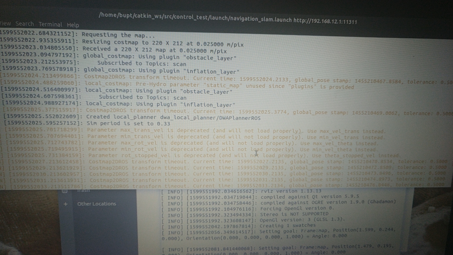 解决 Costmap2DROS transform timeout.问题-CSDN博客