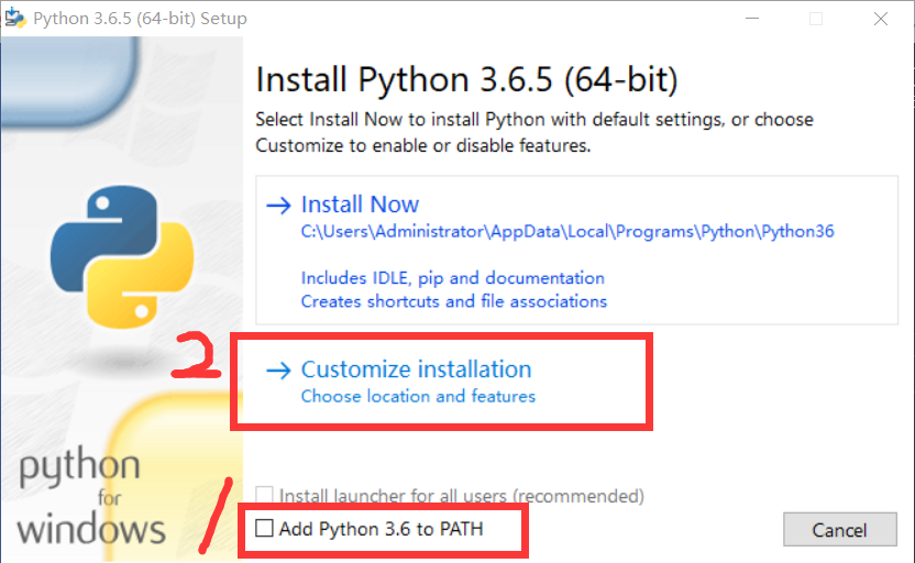 python-3.6.5-amd64的安装教程-CSDN博客