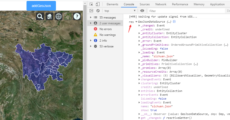 Cesium中加载Geojson_cesium 加载geojson-CSDN博客