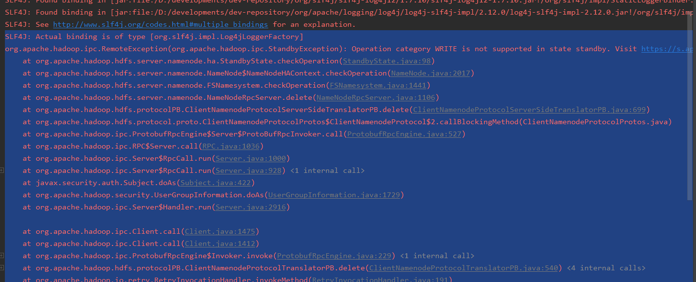 org.apache.hadoop.ipc.RemoteException(org.apache.hadoop.ipc.StandbyException): Operation-CSDN博客
