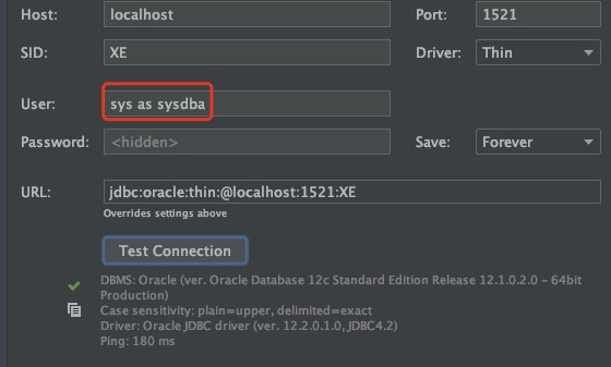 链接Oracle数据库，出现The specified database user/password combination is rejected: [99999][28001] 错误 ...