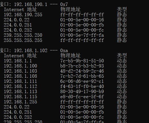 查看当前局域中正在使用的ip_cmd查看局域网内被占用的ip-CSDN博客