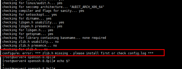 openSSH升级常见报错汇总_checking openssl library version... configure: err-CSDN博客