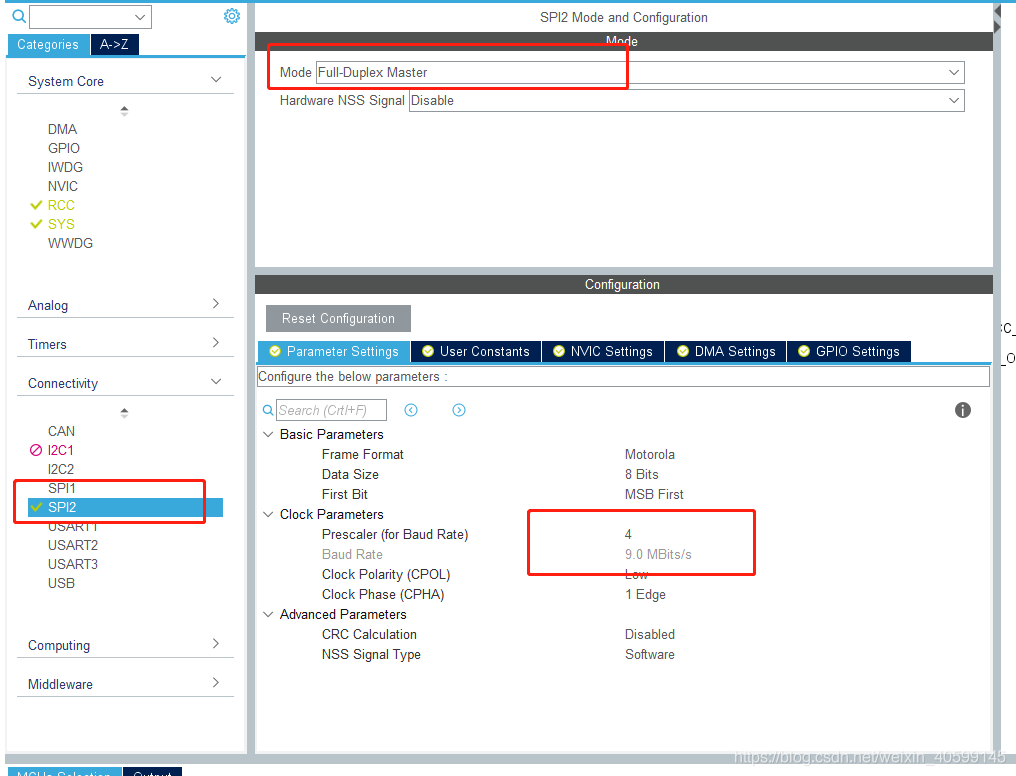 stm32配置SPI（读取ICM20602陀螺仪数据）_用spi读写陀螺仪-CSDN博客