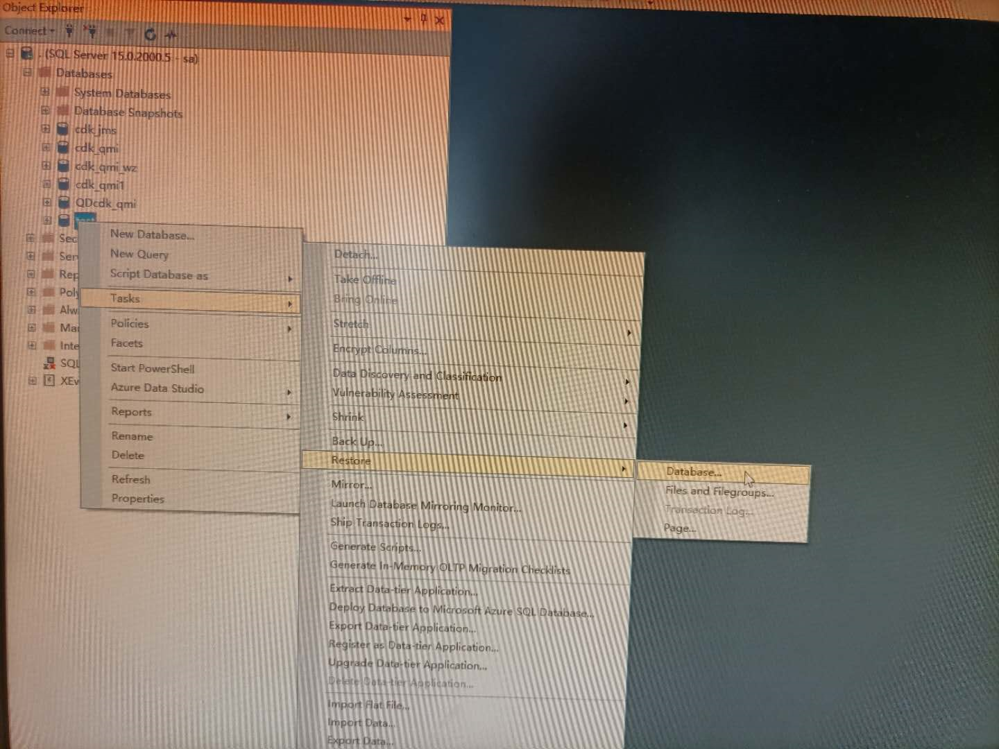 Sqlserver数据库还原与备份sqlserver2019备份数据库 Csdn博客 