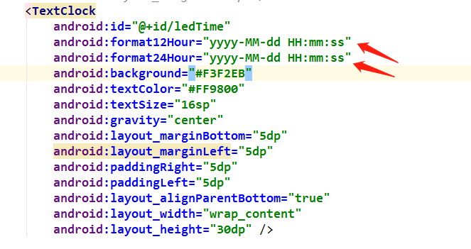 TextClock设置24小时制的使用_textclock 24小时制-CSDN博客