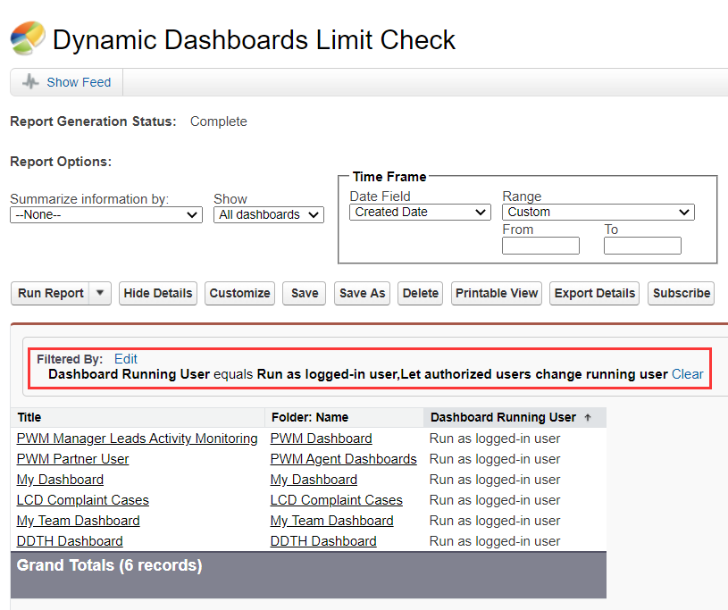 Salesforce Dynamic Dashboard动态报表、限制与解决方案_salesforce dashboard 呈现-CSDN博客