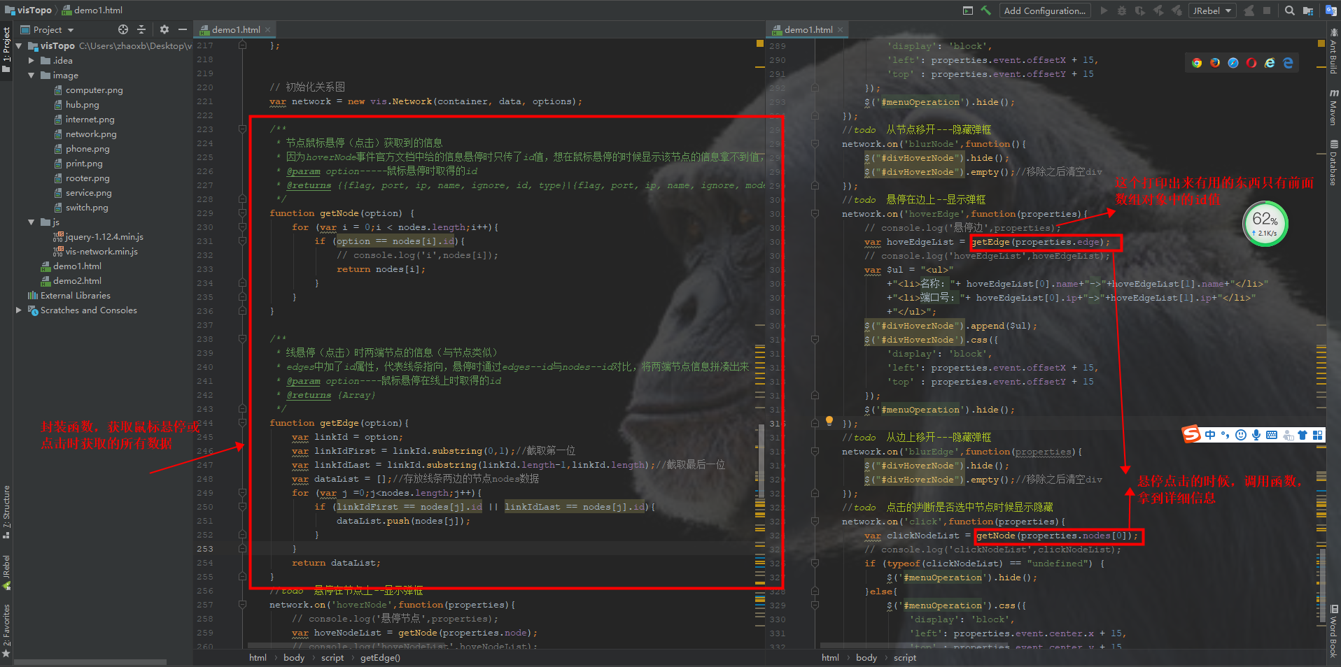vis.js网络拓扑图鼠标悬停/点击弹框，获取到当前节点的详情信息_vis-network 绑定点击事件 获取当前点击的层级-CSDN博客