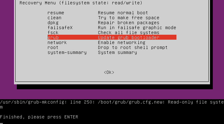 VMware中Ubuntu修复【Grub引导】（解决我痛苦的修复问题T_T）_vm虚拟机启动进入grub-CSDN博客