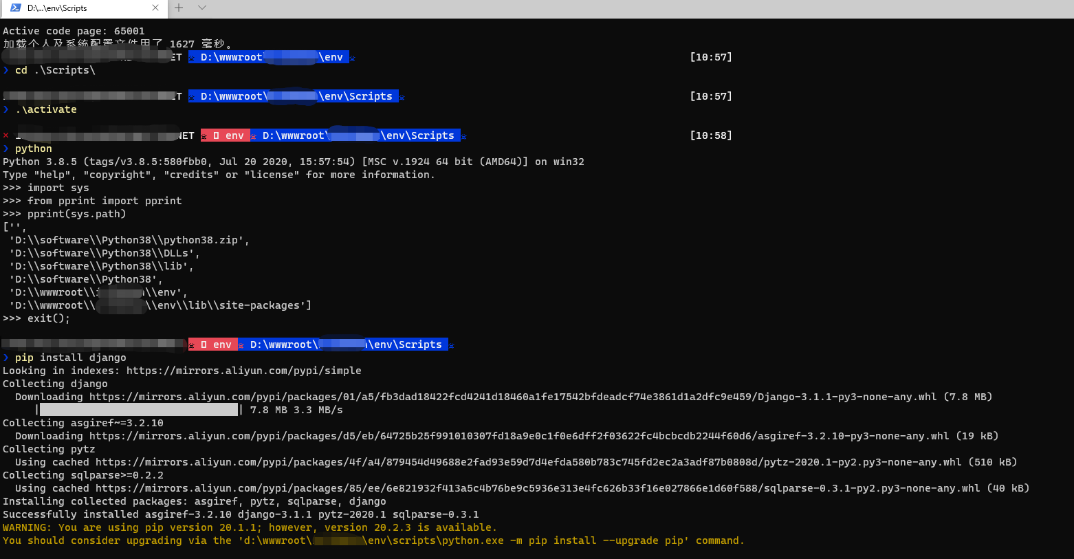 【Python】创建、保存、复制虚拟环境 venv_pycharm保存多个env-CSDN博客