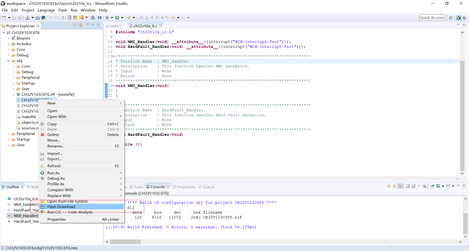 RISC-V IDE MounRiver Studio软件介绍(RISCV IDE)（三）_mounriver code flash全擦-CSDN博客