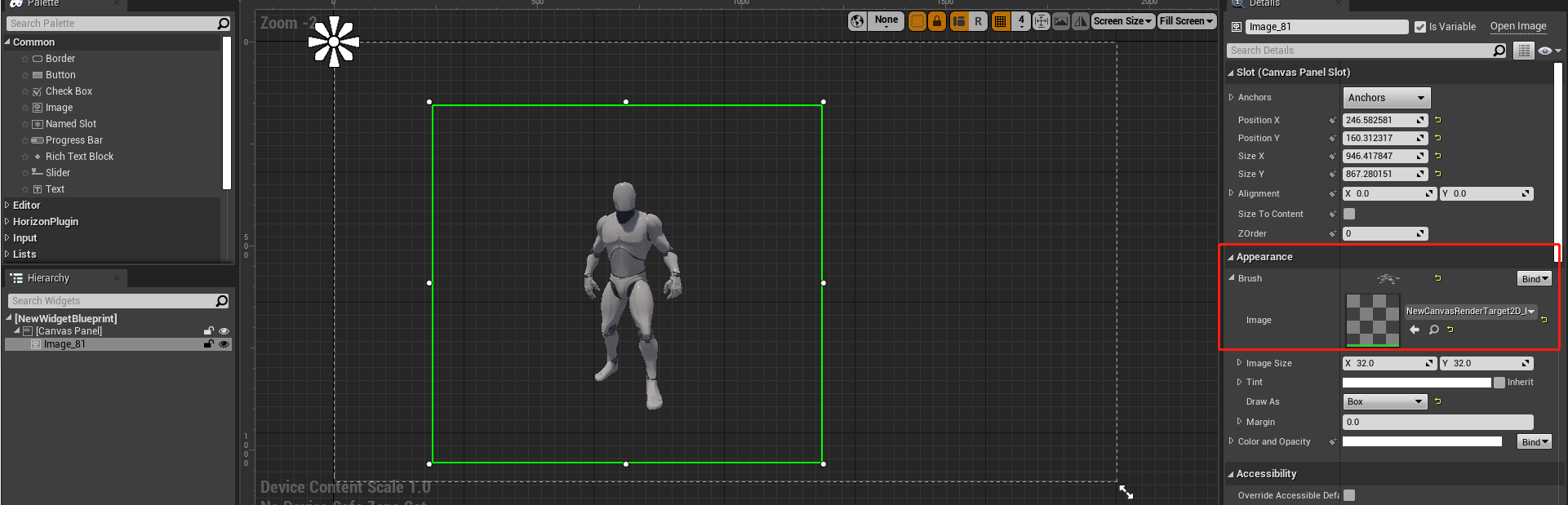 UE4-在UI（UMG）中显示场景中的物体/3D模型_ue的umg调用摄像-CSDN博客