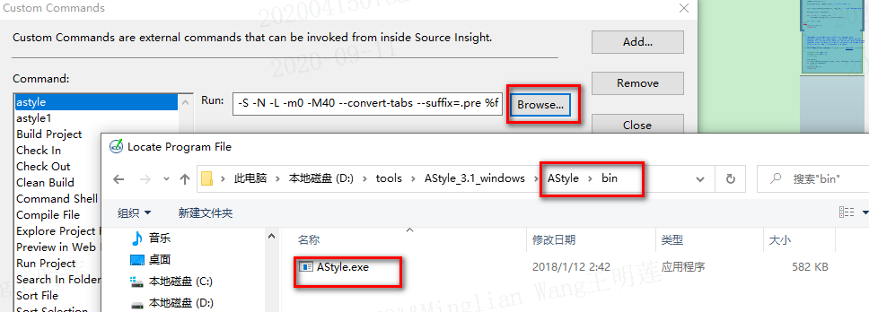 Source Insight的代码格式化配置和使用(动画演示工具-Astyle)_source inght格式化代码插件-CSDN博客
