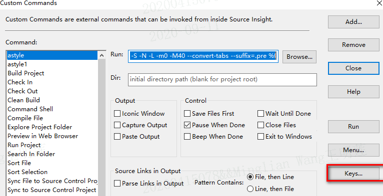 Source Insight的代码格式化配置和使用(动画演示工具-Astyle)_source inght格式化代码插件-CSDN博客